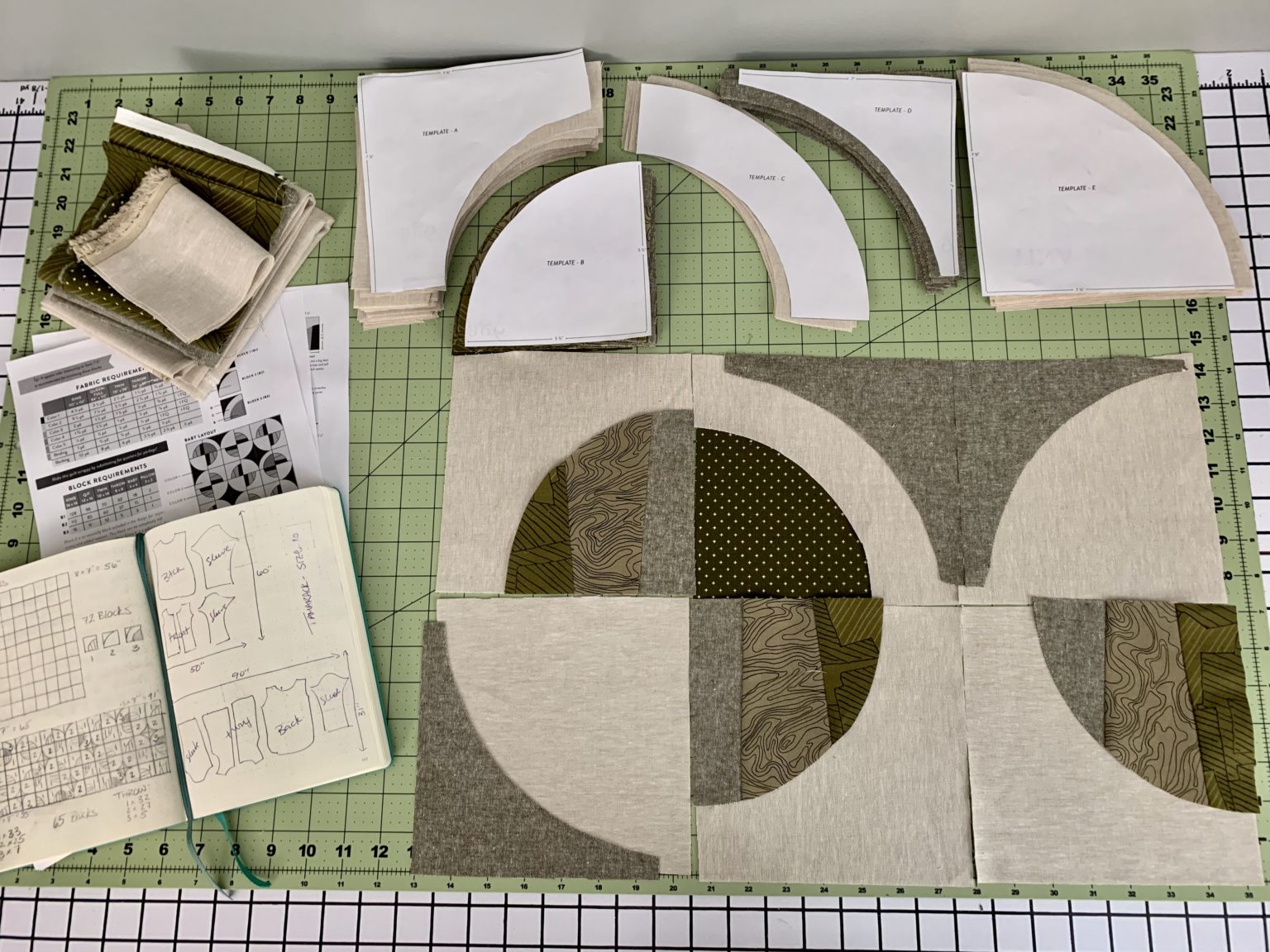 Tamarack Jacket / Modern Fans Quilt Mashup – The Lilac Elk